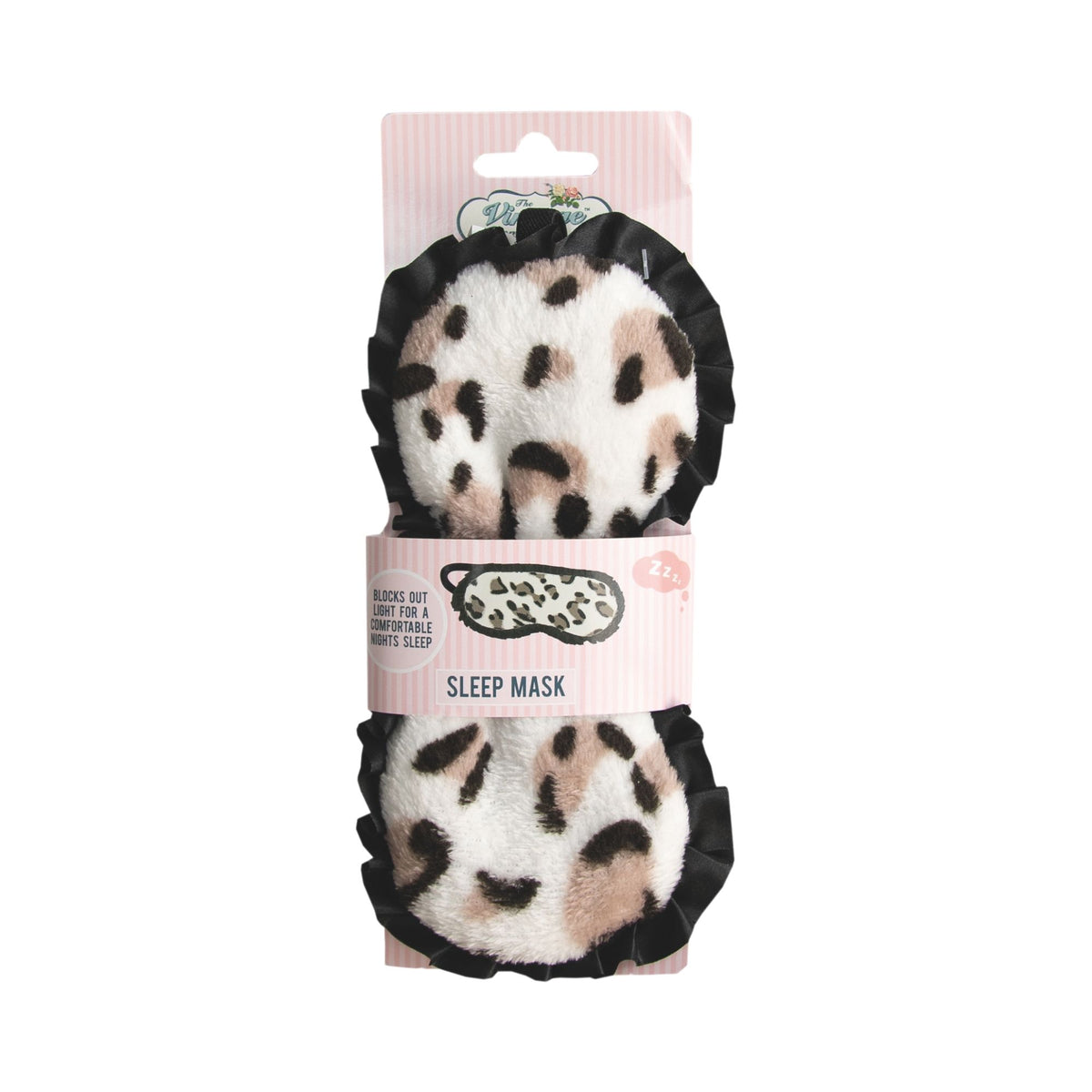 Sleep Mask Leopard Print | The Vintage Cosmetic Company